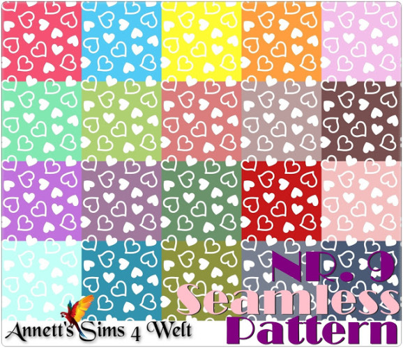 Seamless Patterns 7 - 11 at Annett’s Sims 4 Welt » Sims 4 Updates
