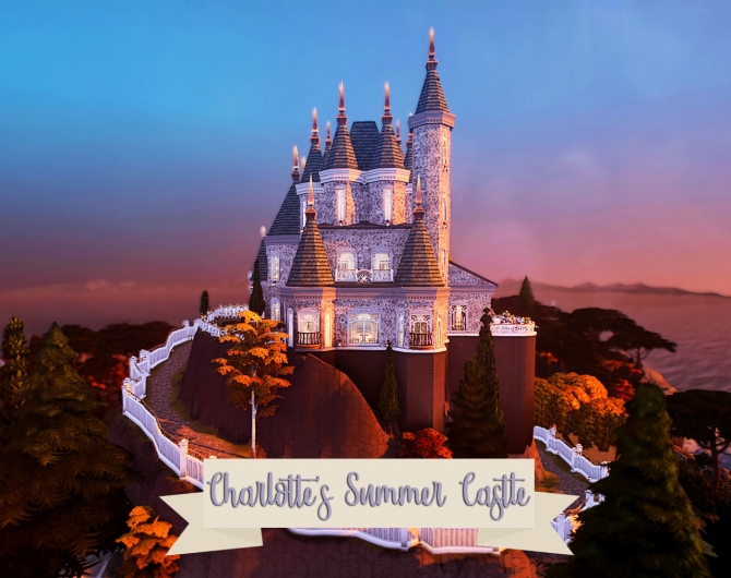 Charlotte’s Summer Castle - Get Famous Build at Miss Ruby Bird » Sims 4 ...