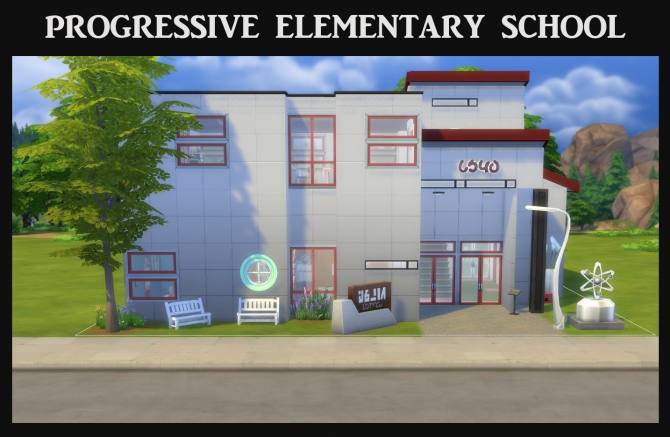 Progressive Elementary School Fully Functional by Simmiller at Mod The ...
