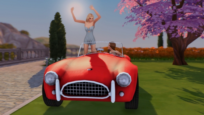 Road Trip in a 1966 AC Cobra Car and Pose Set at Josie Simblr » Sims 4 ...