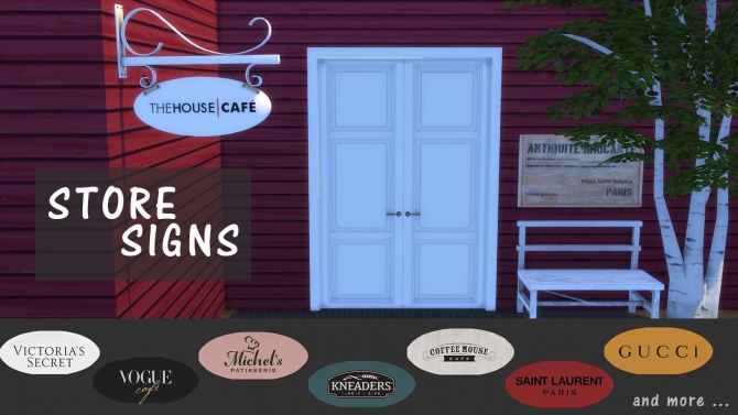 Sims 4 signs downloads » Sims 4 Updates