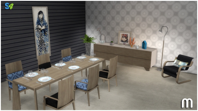 Urpo diningroom at Mango Sims » Sims 4 Updates