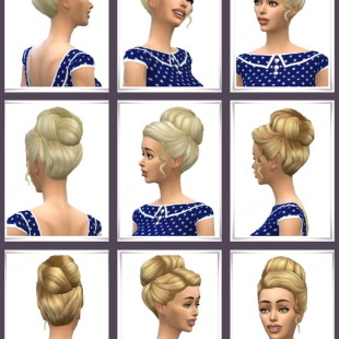 Jane Hair at Leo Sims » Sims 4 Updates