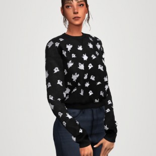 Simple Sweater T at Simiracle » Sims 4 Updates