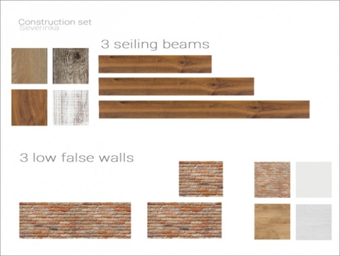 Construction set by Severinka at Sims by Severinka » Sims 4 Updates