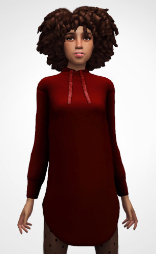 Iceberg Dress at Nyuska » Sims 4 Updates