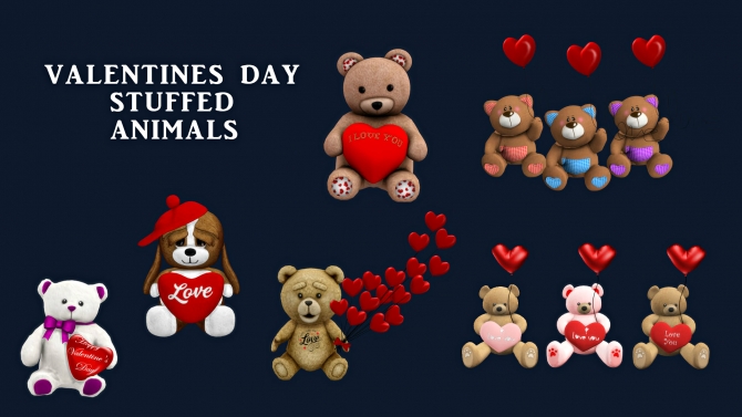 Vd Stuffed Animals (P) at Leo Sims » Sims 4 Updates