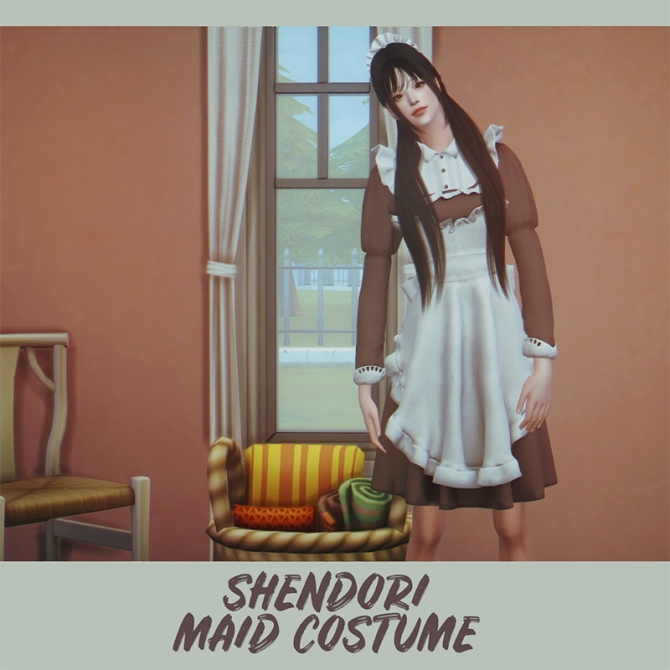 Maid Costume at SHENDORI SIMS » Sims 4 Updates