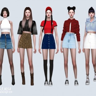 TWO-PIECE BANDAGE DRESS at Leeloo » Sims 4 Updates