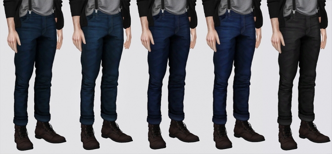 Rolled Cuff Jeans at Darte77 » Sims 4 Updates