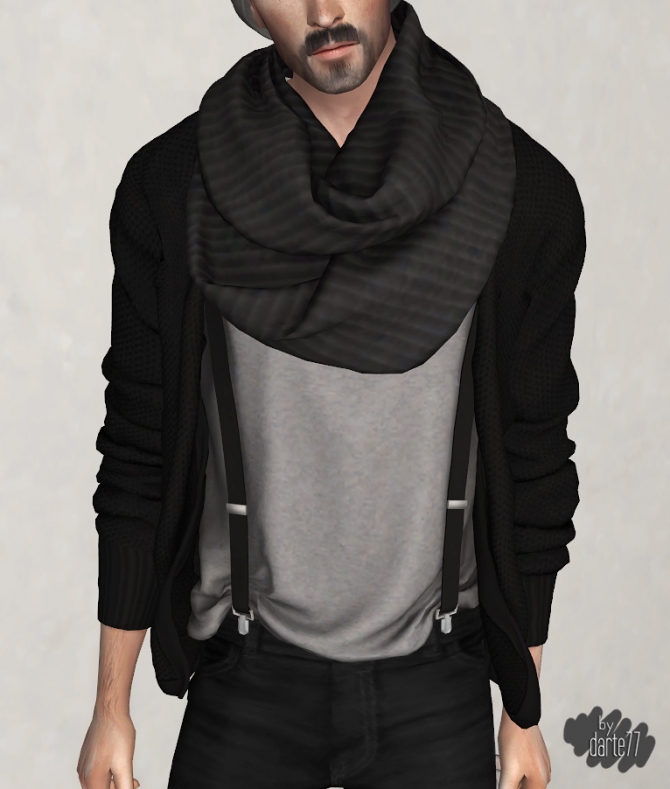Infinity Scarf at Darte77 » Sims 4 Updates