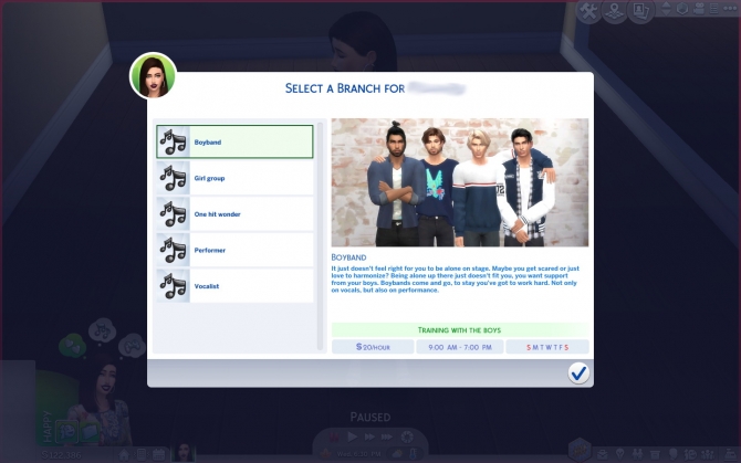Singer Career by ellenplop at Mod The Sims » Sims 4 Updates
