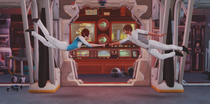 Zero Gravity poses at Rethdis-love » Sims 4 Updates