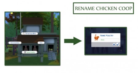 FUNCTIONAL CHICKEN COOP at Icemunmun » Sims 4 Updates