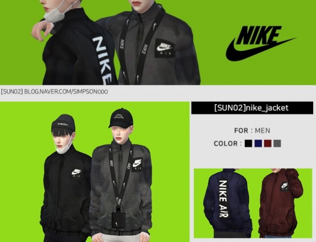 Sport jacket at SUN02 » Sims 4 Updates