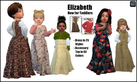 Elizabeth dress and acc shirt by SamanthaGump at Sims 4 Nexus » Sims 4 ...