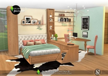 Morning Tea bedroom set at SIMcredible! Designs 4 » Sims 4 Updates