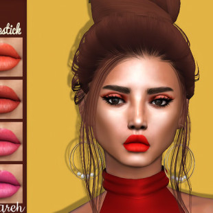 Gratitude makeup set at Chisami » Sims 4 Updates