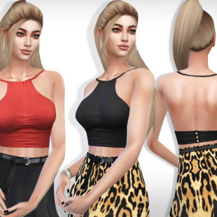 Bralette Top by EnriqueSims at Heavendy-cc » Sims 4 Updates