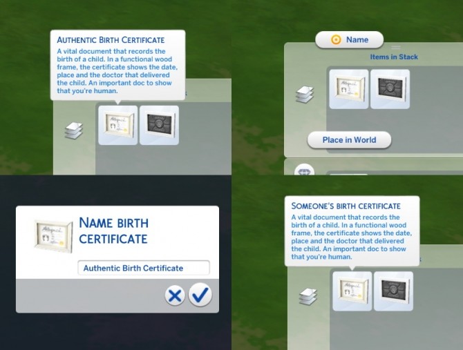 Name Birth Certificate By Szemoka At Mod The Sims Sims 4 Updates Name Birth Certificate By Szemoka At Mod The Sims Sims 4 Updates