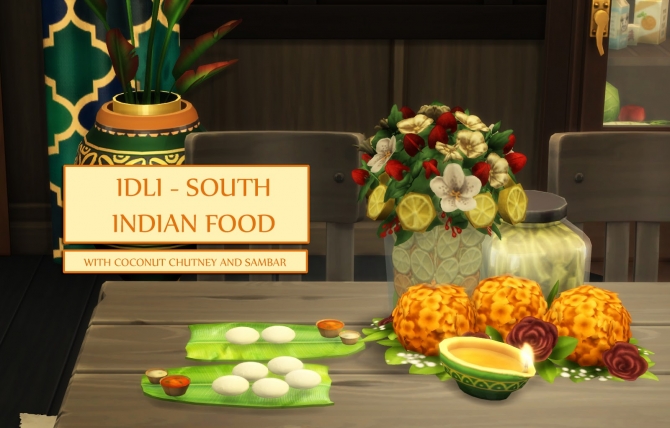 IDLI SOUTH INDIAN FOOD at Icemunmun » Sims 4 Updates
