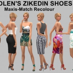 Madlen Colonia Shoes by MJ95 at TSR » Sims 4 Updates