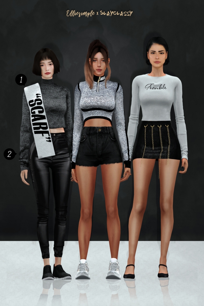 Elliesimple x Slay-Classy March Collection at Elliesimple » Sims 4 Updates