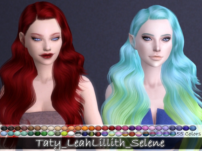 LeahLillith's Selene hair recolors at Taty – Eámanë Palantír » Sims 4 ...
