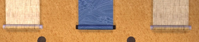 Japanese Noren Panels 8 Wall Hanging Scrolls Set 1 by porkypine at Mod ...