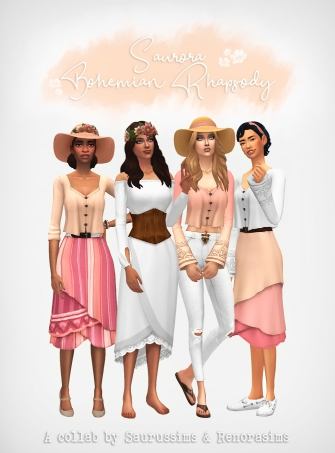 Saurora Bohemian Rhapsody Collection at Saurus Sims » Sims 4 Updates