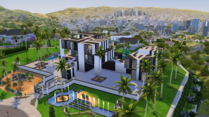 Mega Plaza Top View Modern house by dajuberthelot at Mod The Sims ...