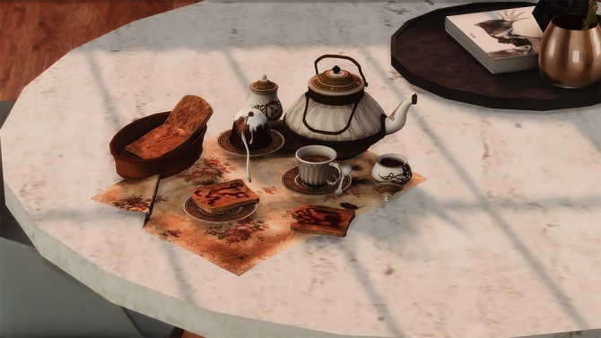 Another Tea Service Set at Josie Simblr » Sims 4 Updates