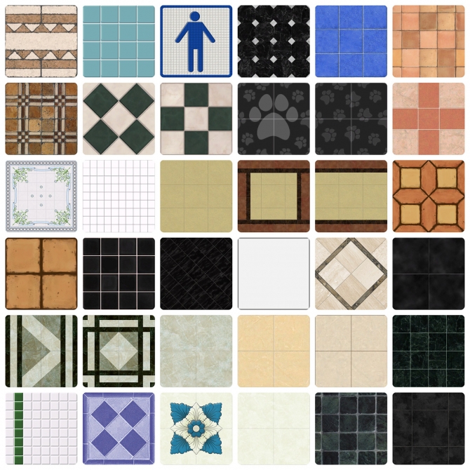 The ULTIMATE Tile Collection by simsi45 at Mod The Sims » Sims 4 Updates