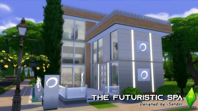 The futuristic spa by iSandor at Mod The Sims » Sims 4 Updates