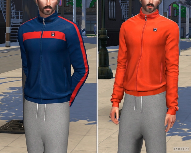 Vintage Track Jacket at Darte77 » Sims 4 Updates