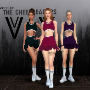 CHLOE Wrap Top by Cleotopia at TSR » Sims 4 Updates