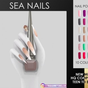 Basic Toenail Polish Set at Sims 4 Nexus » Sims 4 Updates