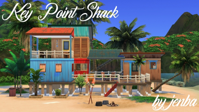 Key Point Shack house at Jenba Sims » Sims 4 Updates