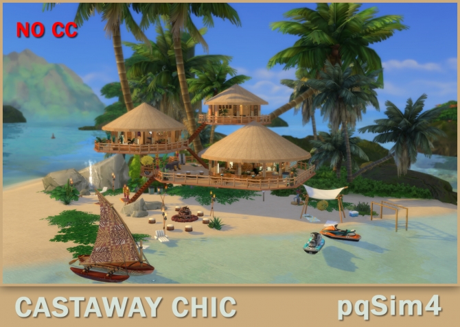 Island Living Castaway Chic at pqSims4 » Sims 4 Updates