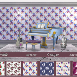 Shades of Red Walls at Veranka » Sims 4 Updates