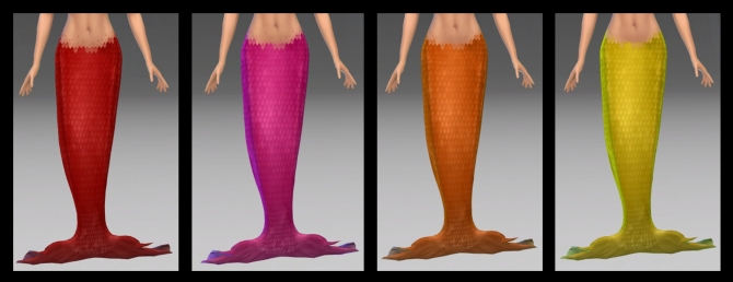 Mermaid/Merman Tail by NintendoLover13 at Mod The Sims » Sims 4 Updates
