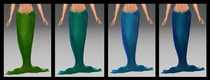 Mermaid/Merman Tail by NintendoLover13 at Mod The Sims » Sims 4 Updates