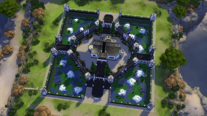 The Gothic castle by jordan1996 at L’UniverSims » Sims 4 Updates