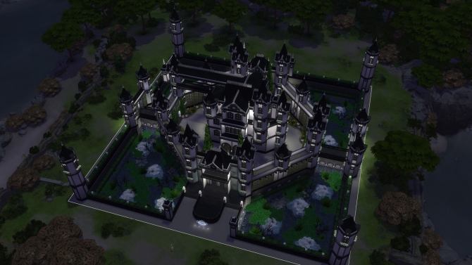 The Gothic castle by jordan1996 at L’UniverSims » Sims 4 Updates