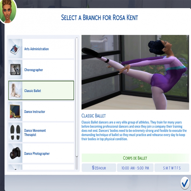 Dance Career by MesmericSimmer at Mod The Sims » Sims 4 Updates