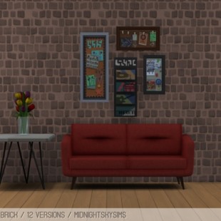 Factory Stone Brick Wall by Rirann at TSR » Sims 4 Updates