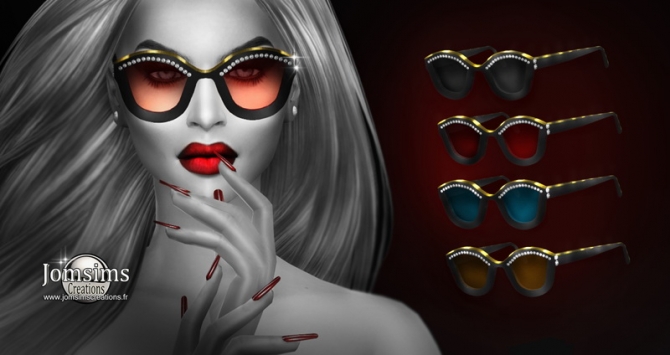 Bling bling 2 sunglasses at Jomsims Creations » Sims 4 Updates