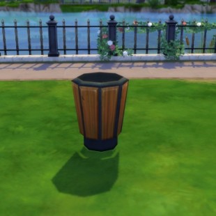 Wood Basket at Dream Team Sims » Sims 4 Updates
