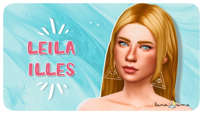 LEILA ILLES at Luna Sims » Sims 4 Updates