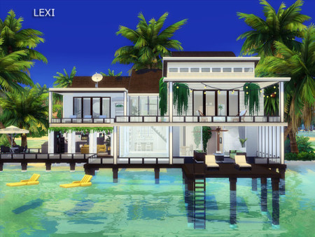 LEXI modern house by marychabb at TSR » Sims 4 Updates